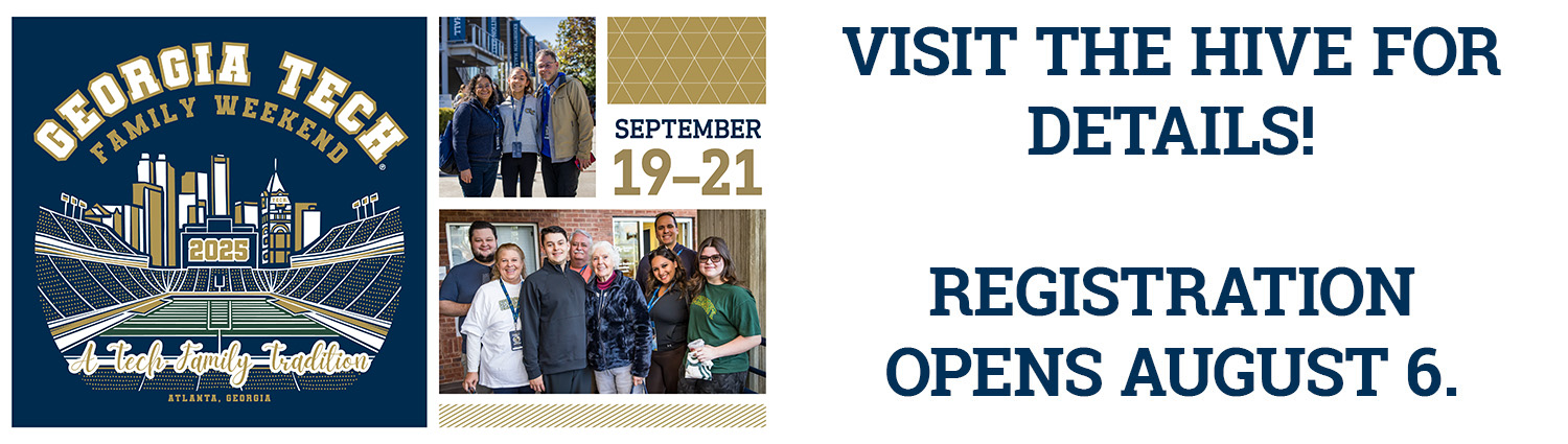 Family Weekend 2025 visit the hive for details registration opens august 6